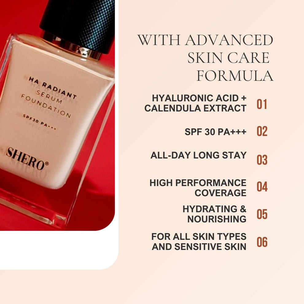 Shero HA Radiant Serum Foundation – SHERO Cosmetics MY